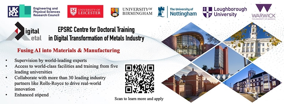 FindAPhD : EPSRC CDT in Digital Transformation of the Metals Industry ...